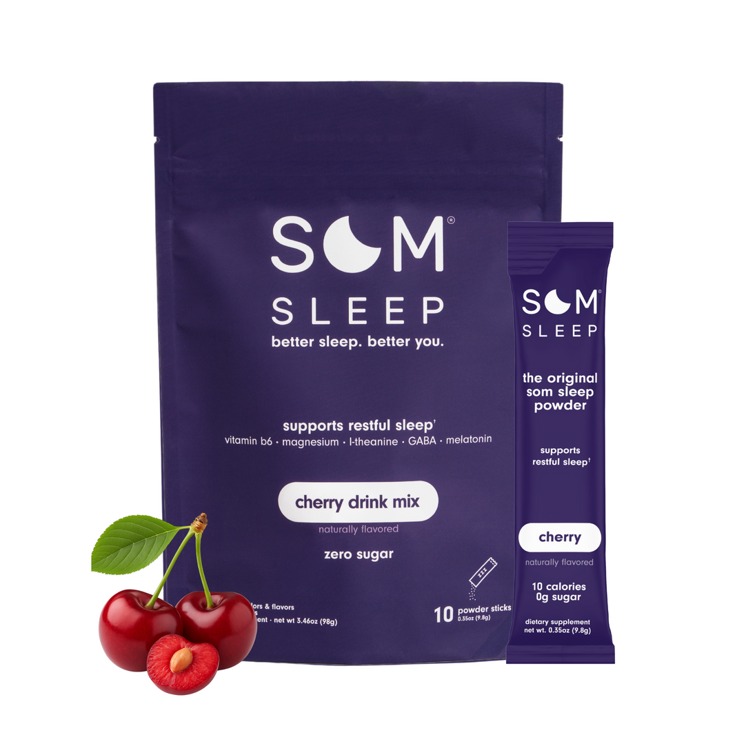 Sleep Aid Drink Mix Powder with Magnesium & Melatonin | Som Sleep
